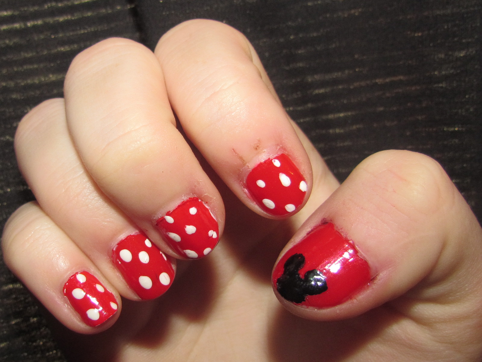 Beauty Anchor How To Minnie Mouse Nails